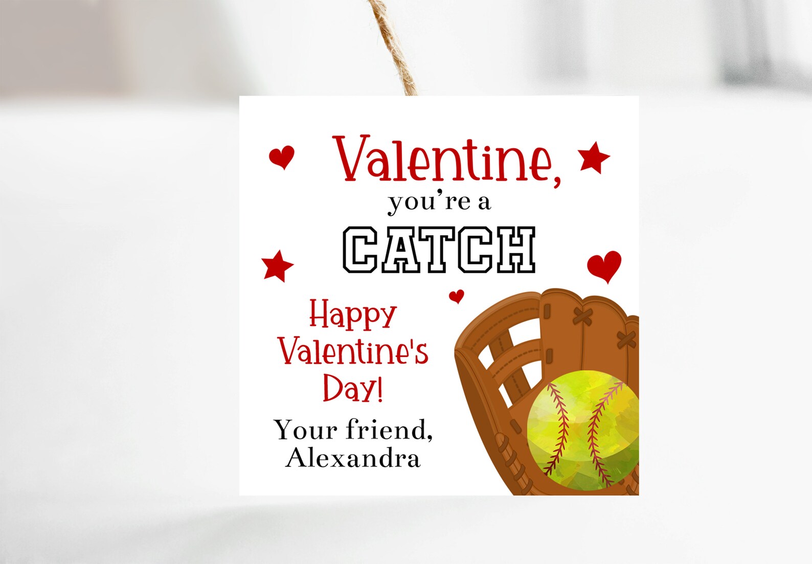 Editable Softball Valentines Cards Bundle Set Templates, Softball Valentines for Kids School ...