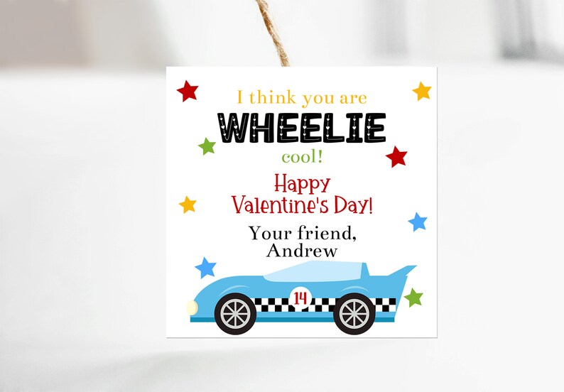 Editable Race Car Valentines Cards Bundle Set Templates, Racing ...