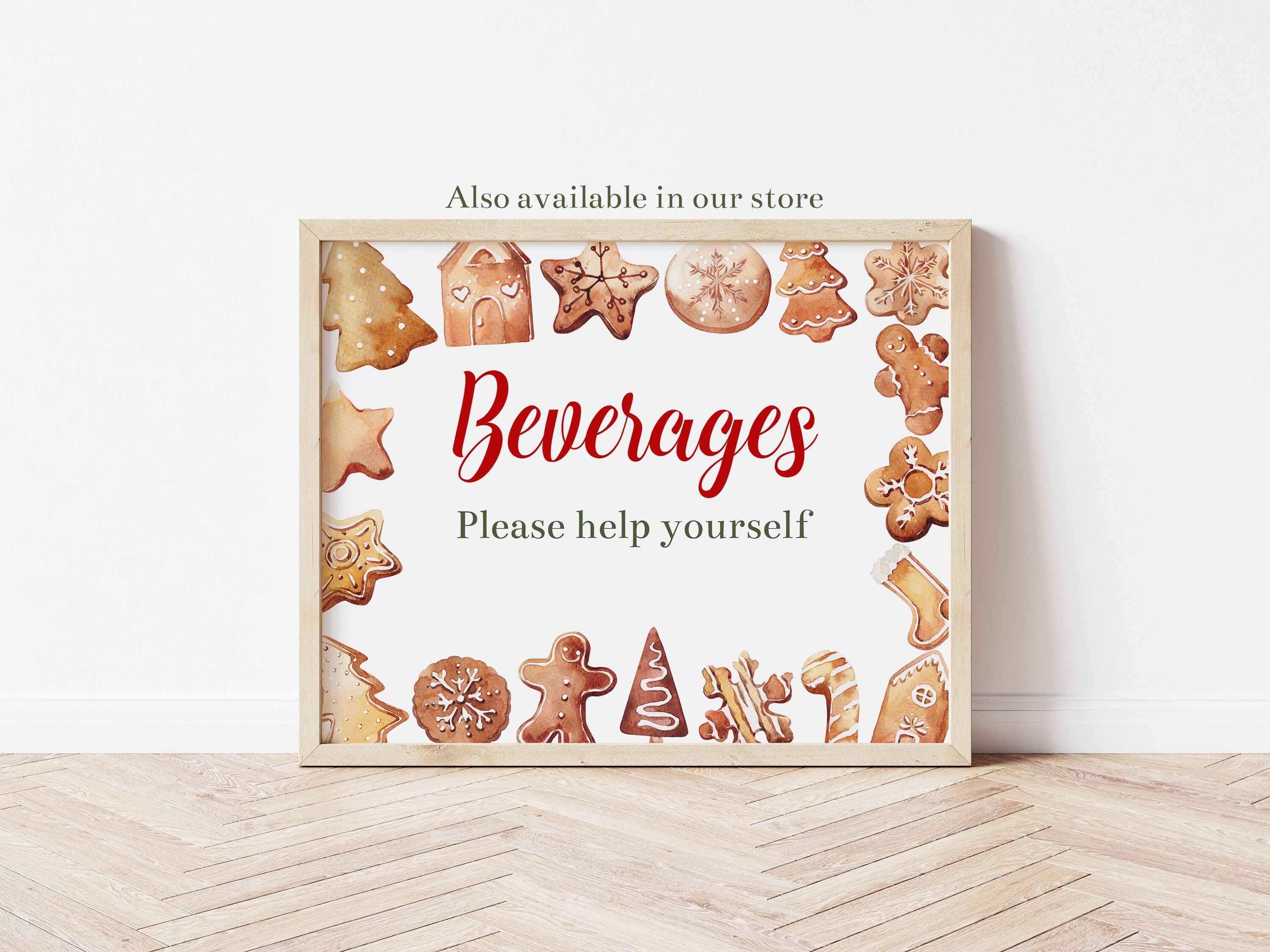 Cookie Table Sign Dessert Table Sign Christmas Birthday | Etsy