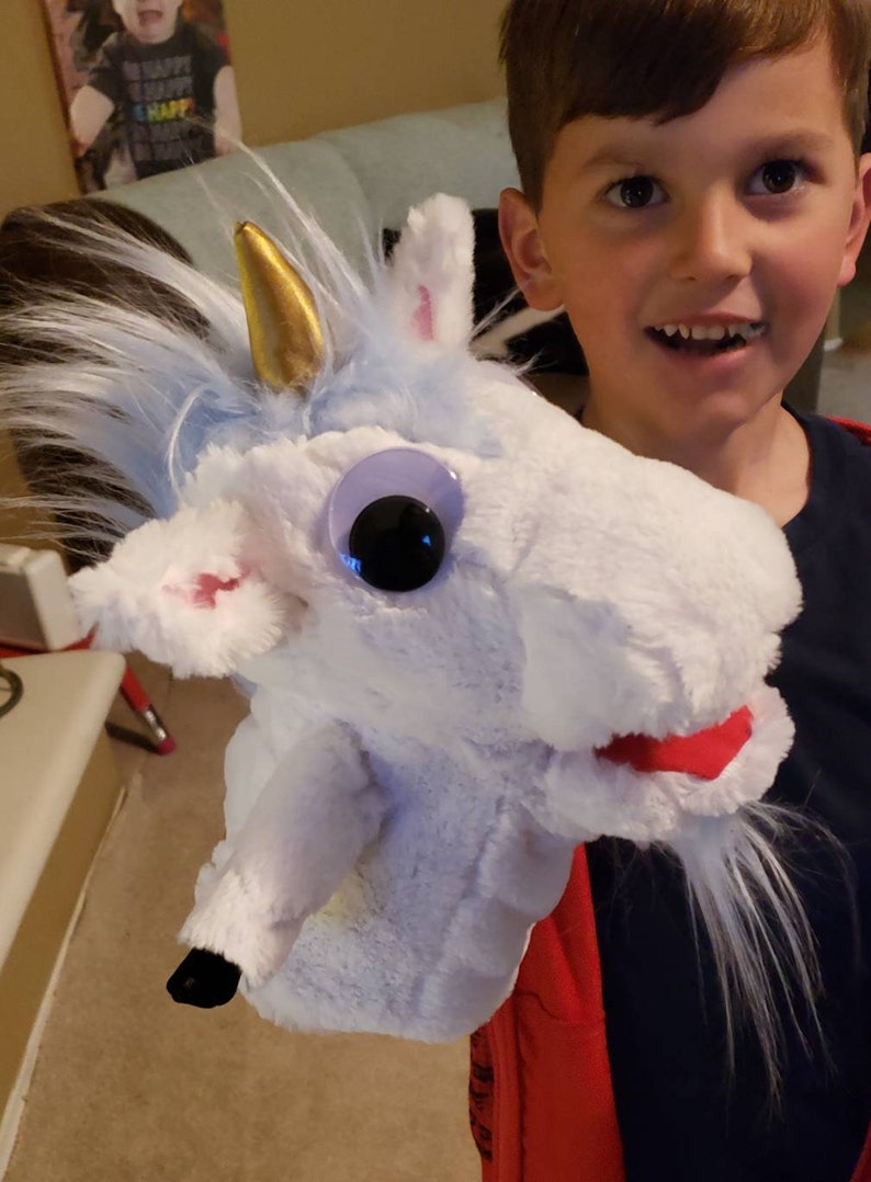 Handmade Unicorn Puppet - Etsy