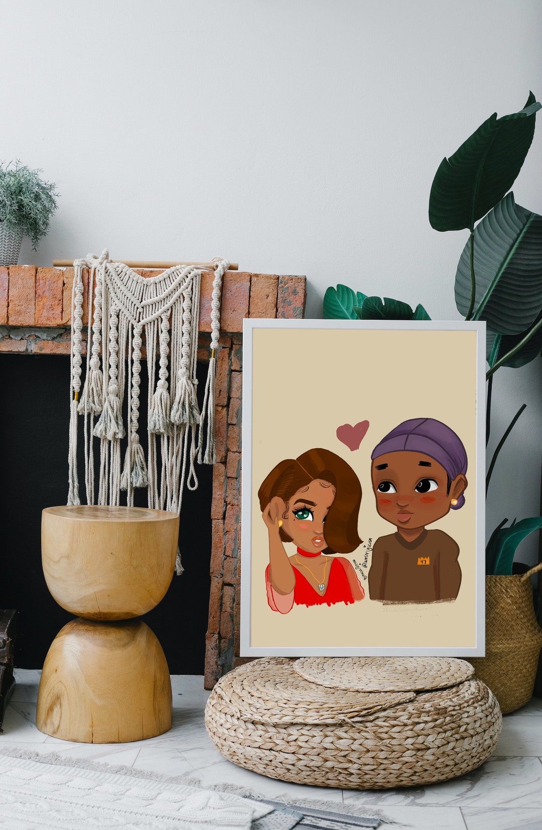 Custom Peraonalzed Chibi Portrait Illustration COMISSION From Phoyo ...