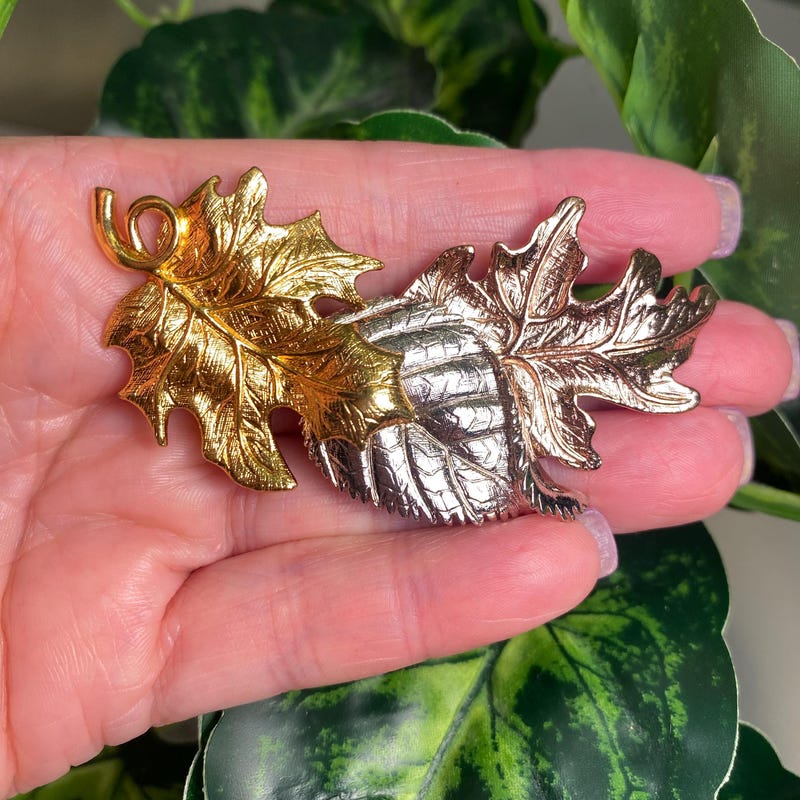 Autumn Leaf Brooch - Etsy