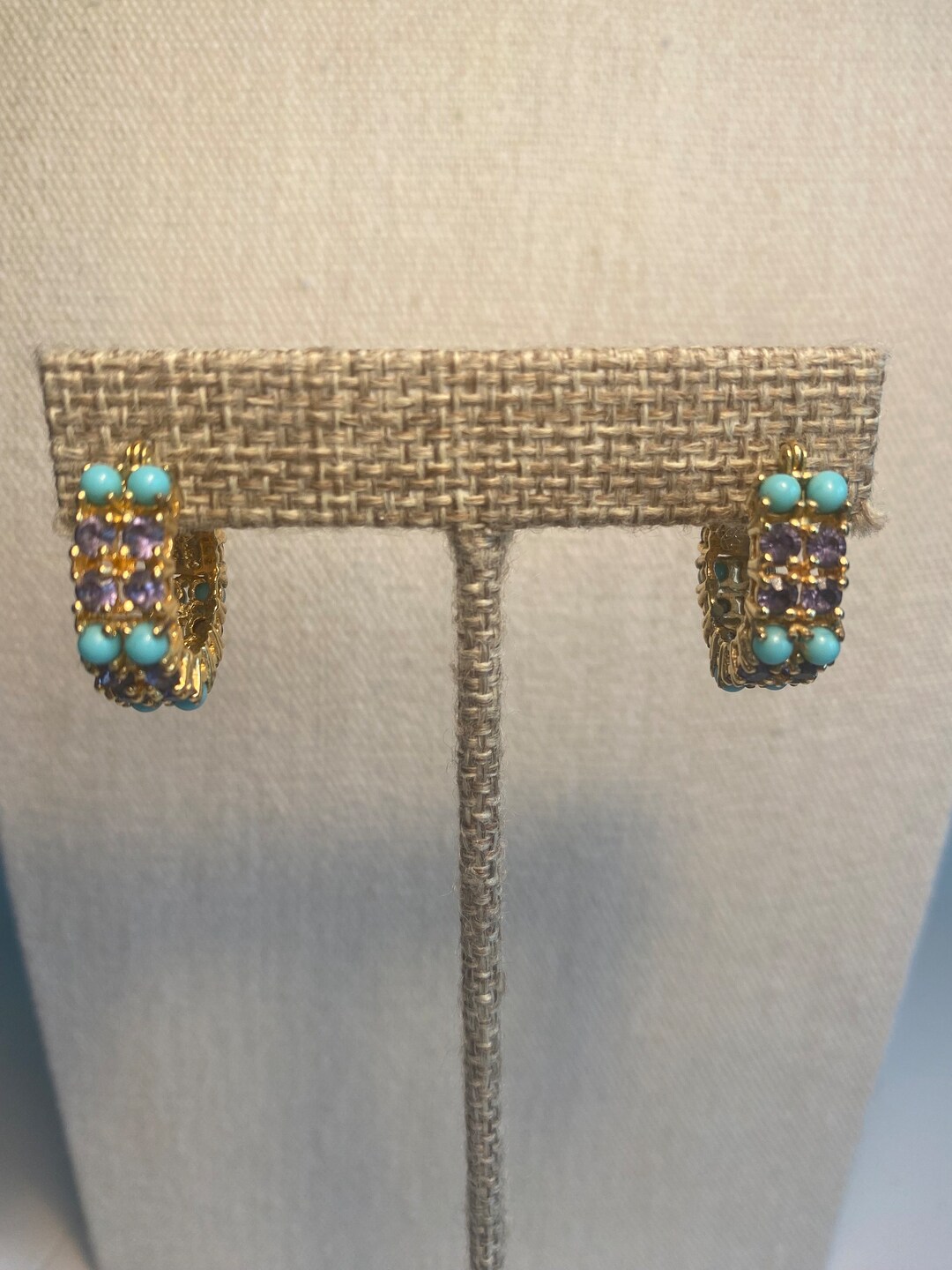 Joan Rivers Vintage Jewelry Signed Estate Pierced Earrings Gold Tone ...