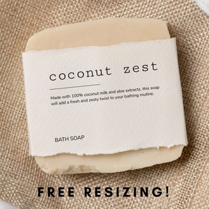 Sem DIY Custom Soap Label Printable Soap Label edit in - Etsy