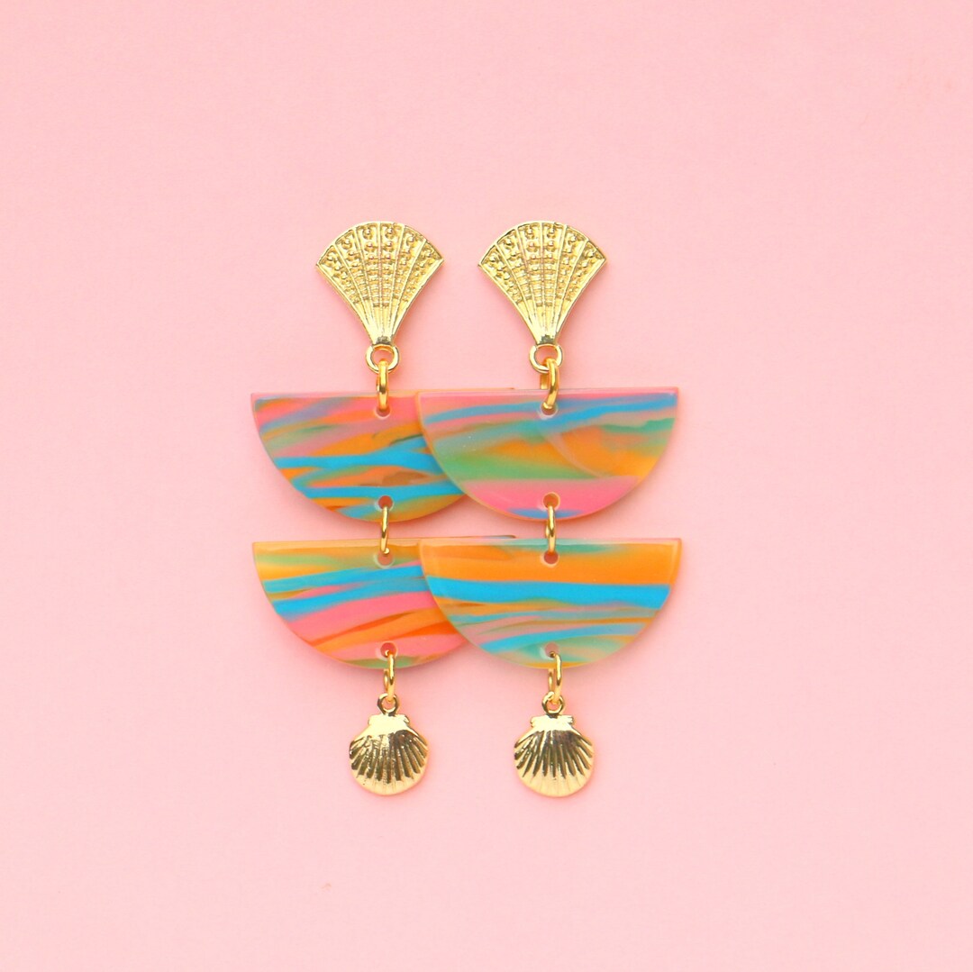 These Endless Summer Days Statement Earrings - Etsy