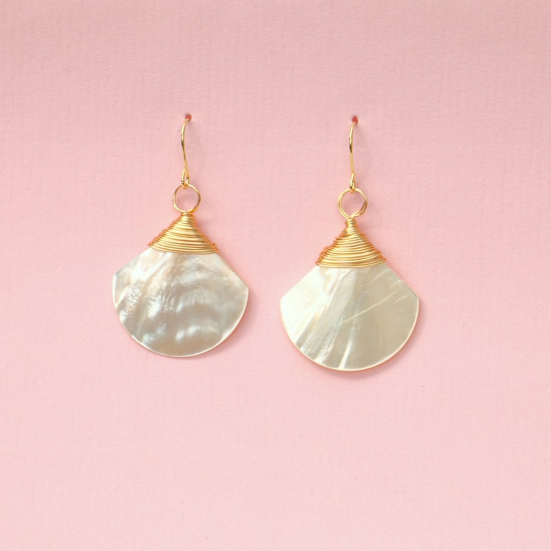 Shell Earrings - Etsy