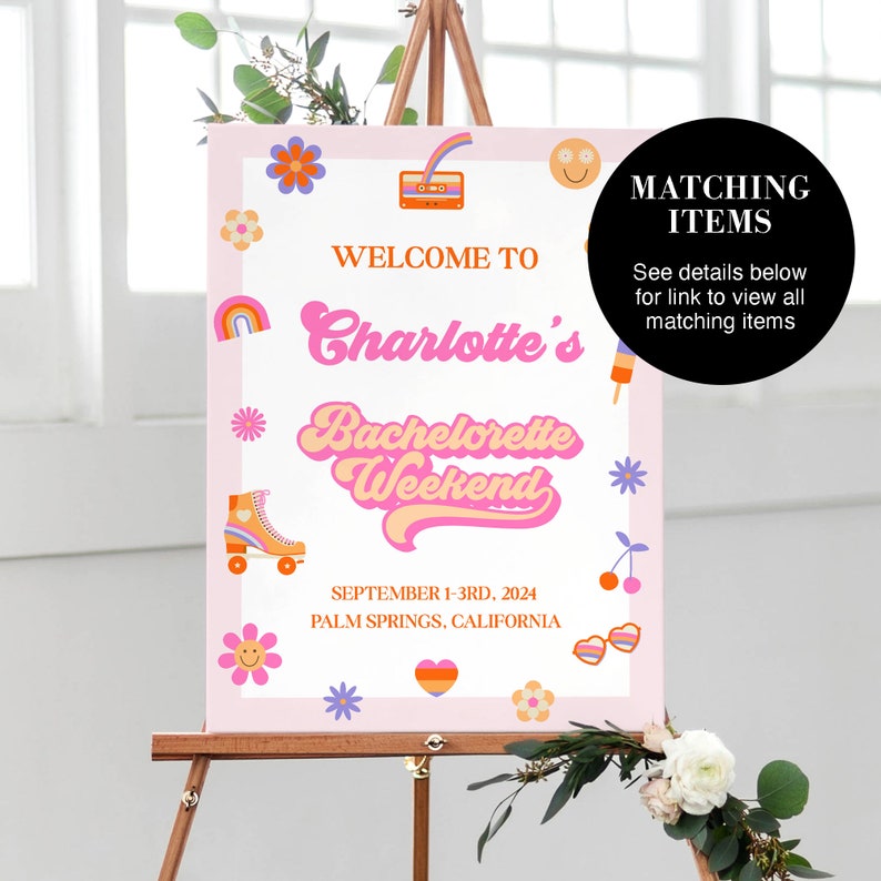 70s Bachelorette Weekend Packing List Template Last Disco - Etsy