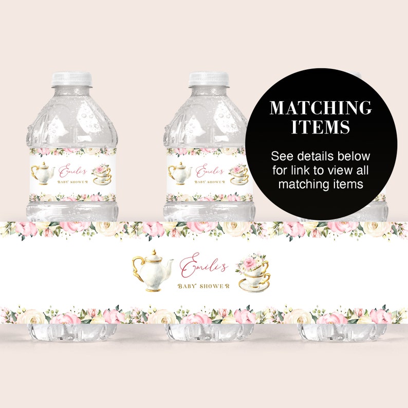 Tea Party Seating Chart Printable Template Bridal Shower - Etsy