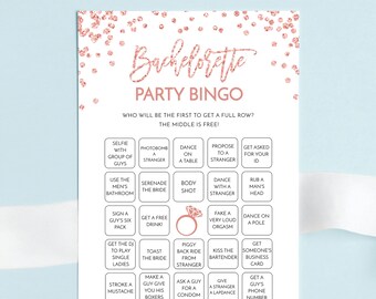 Girls Night Out Bingo Card - Etsy
