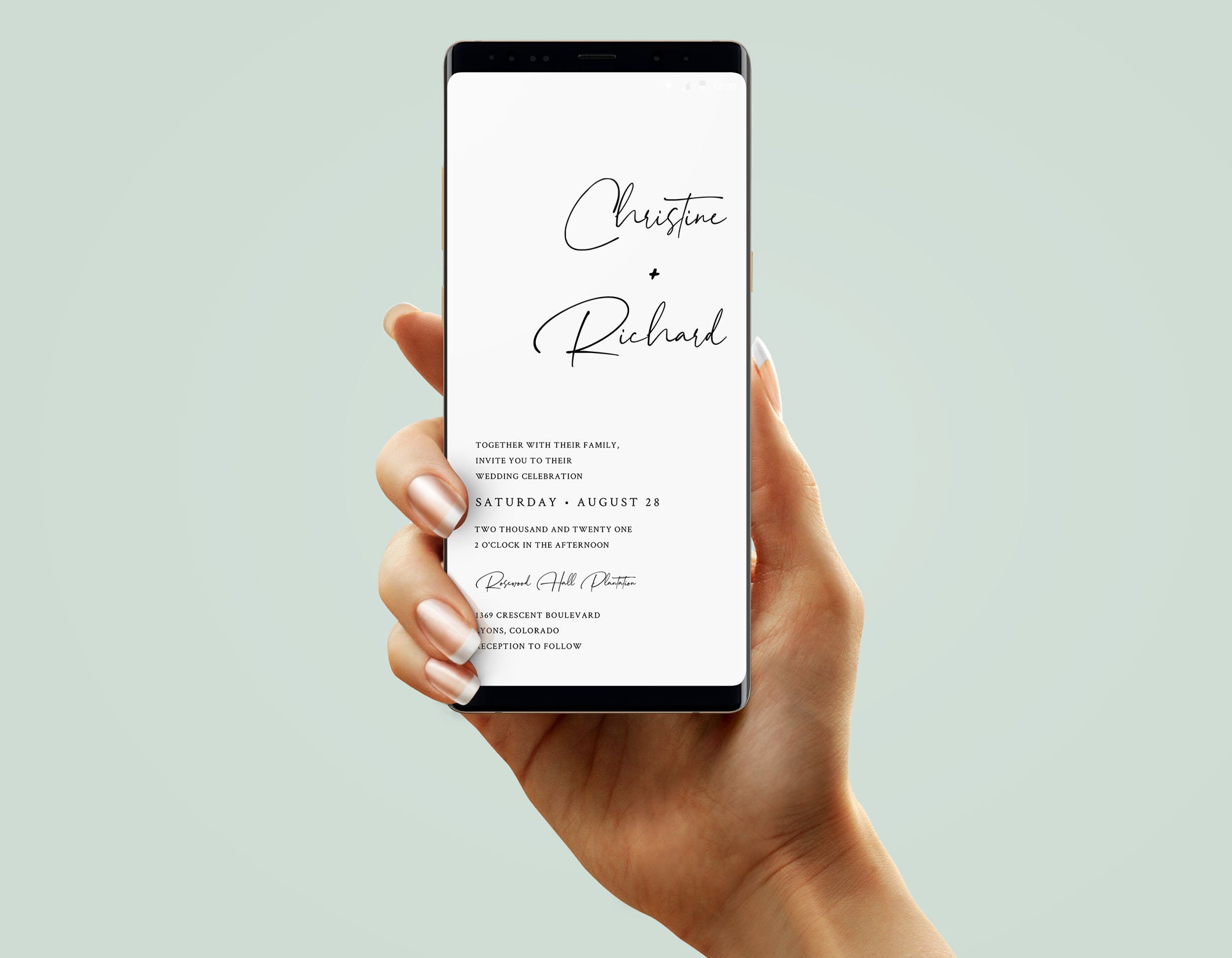Digital Wedding Invitations