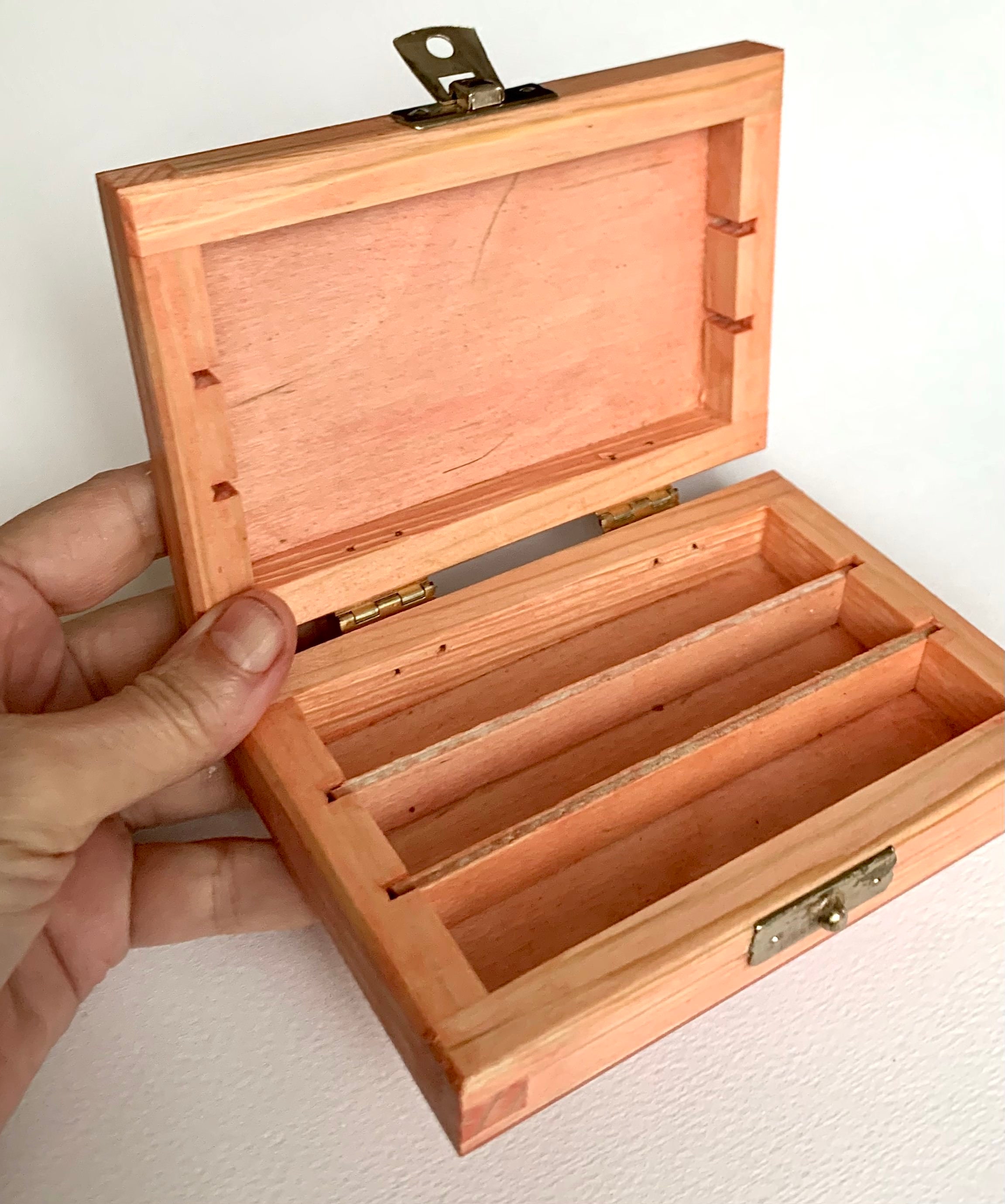 Wooden Box for Watercolor Storage. Watercolor Half Pan Wooden - Etsy