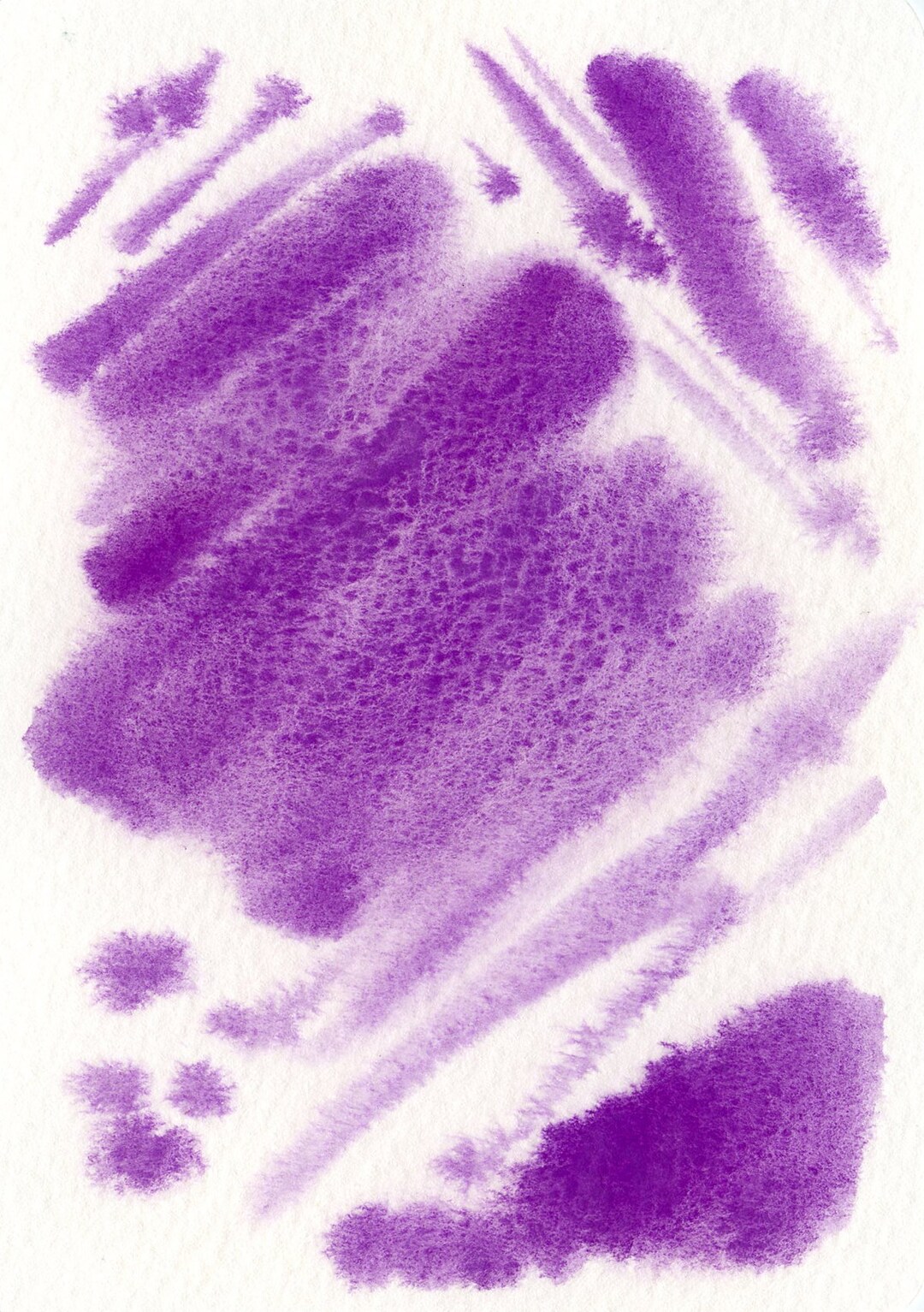 Mineral Violet Watercolor Paint: Handmade Half Pan, Art Supply - Etsy