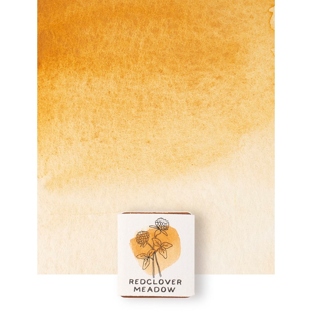 Warm Yellow Earth Watercolor Paint, One Half-pan. Handmade, Eco ...
