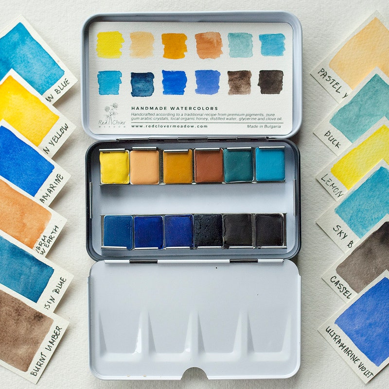 Watercolor Set - Etsy