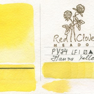 Hansa Yellow Watercolor Paint: Handmade, Non-toxic Art Supply - Etsy