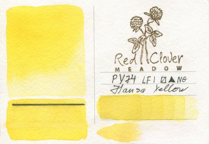 Hansa Yellow Watercolor Paint: Handmade, Non-toxic Art Supply - Etsy