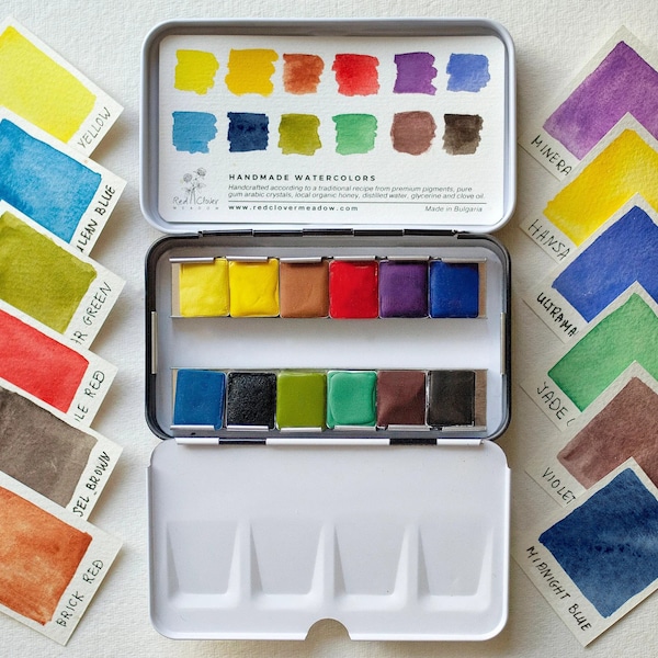 Watercolor Set - Etsy
