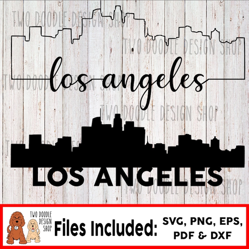 Los Angeles California SVG Pack SVG File Instant Download - Etsy
