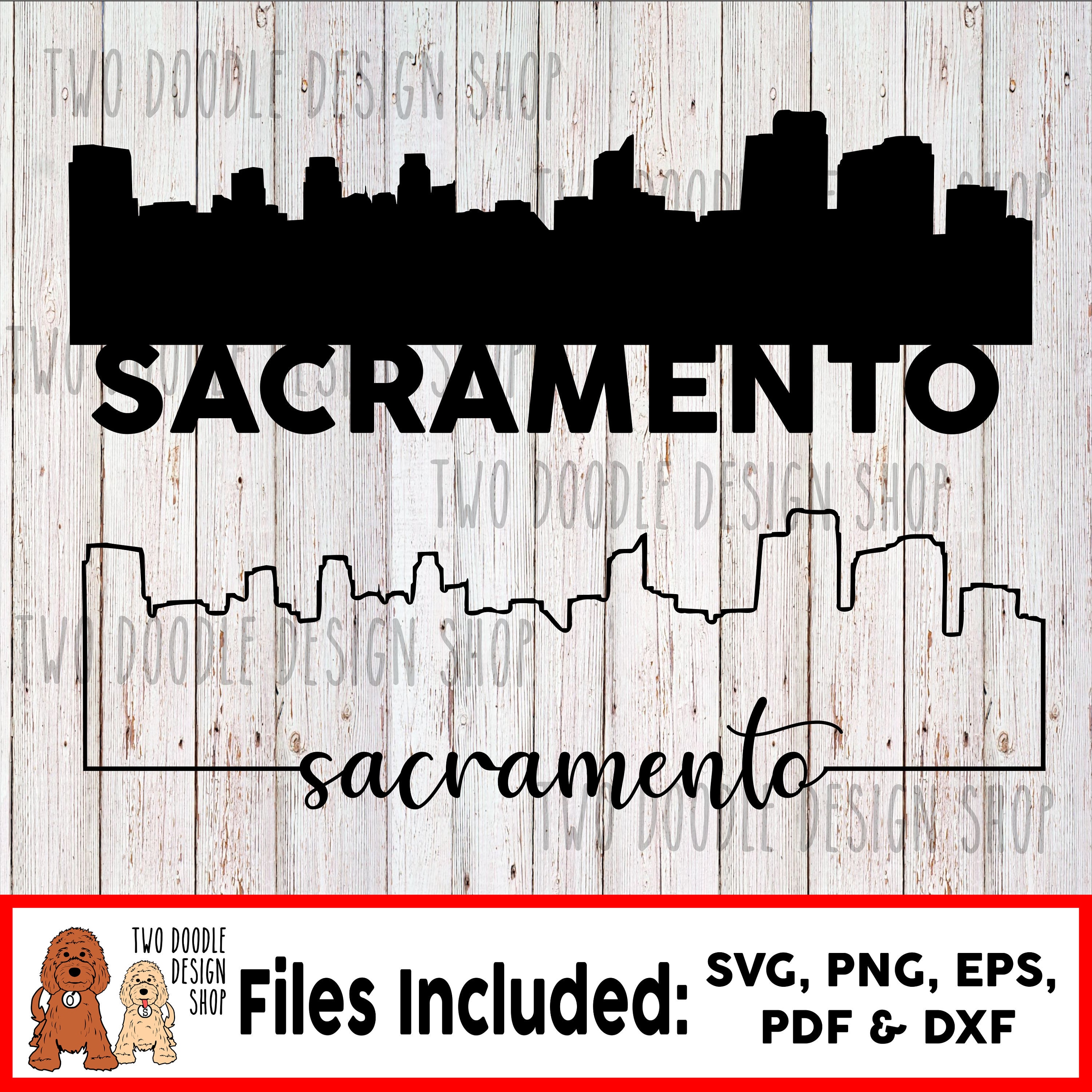 Sacramento, California Script Descarga instantánea de archivos SVG ...