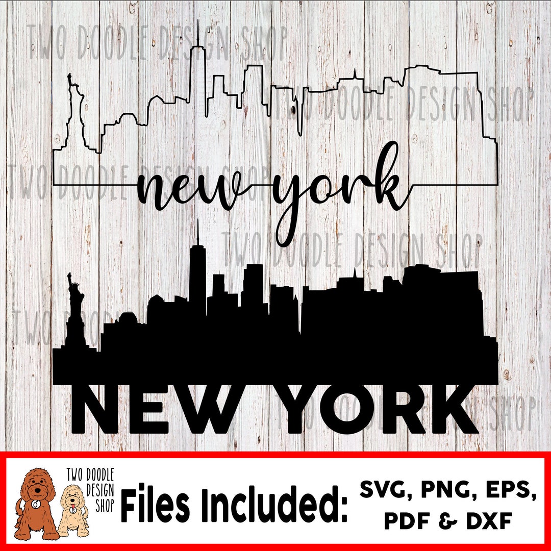 New York, New York Script - SVG File Instant Download - Etsy