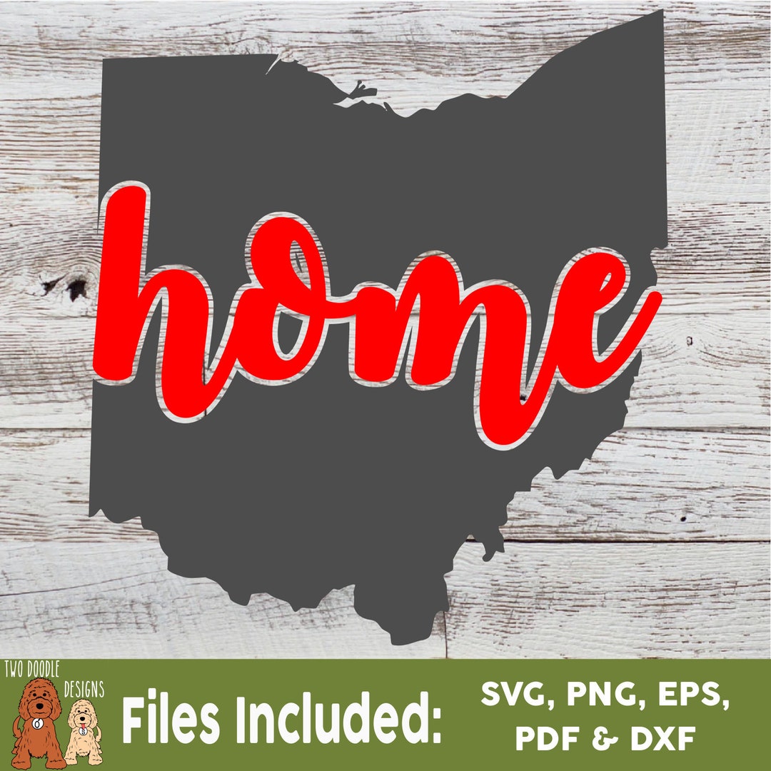 Ohio Home - SVG File Instant Download - Etsy