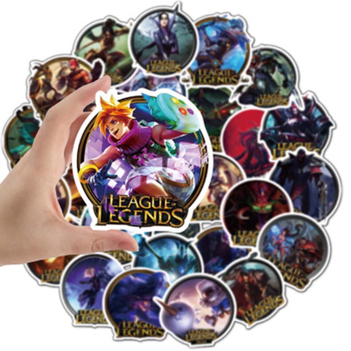 100 Pcs League of Legends Stickers Vinyl Waterproof Stickers | Etsy