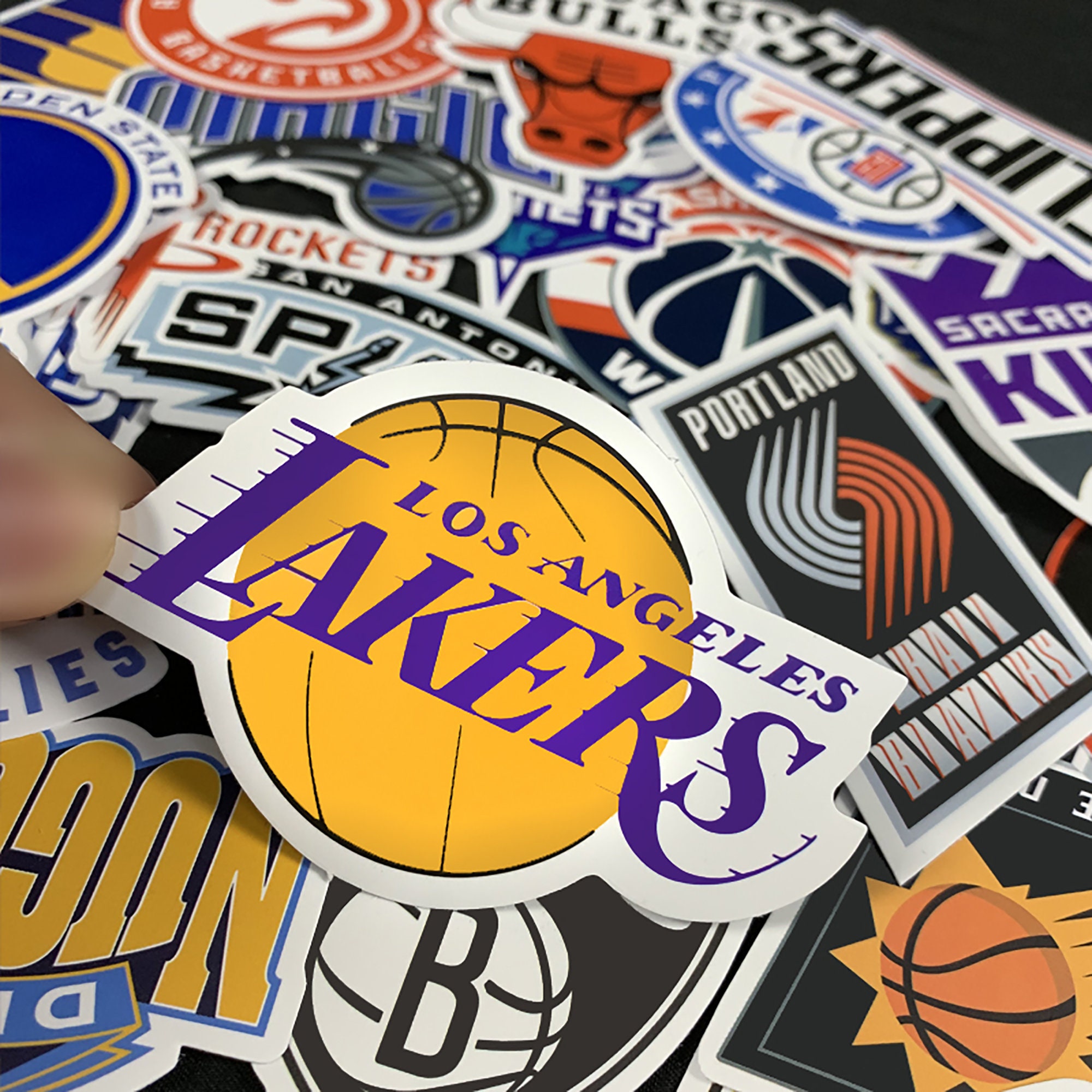 31 Packs Of Nba Team Stickers Los Angeles Lakers Stickers | Etsy