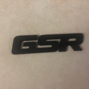 GSR 3D Printed Car Badge - Etsy