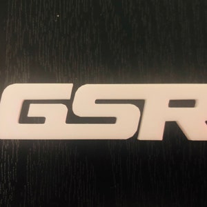 GSR 3D Printed Car Badge - Etsy