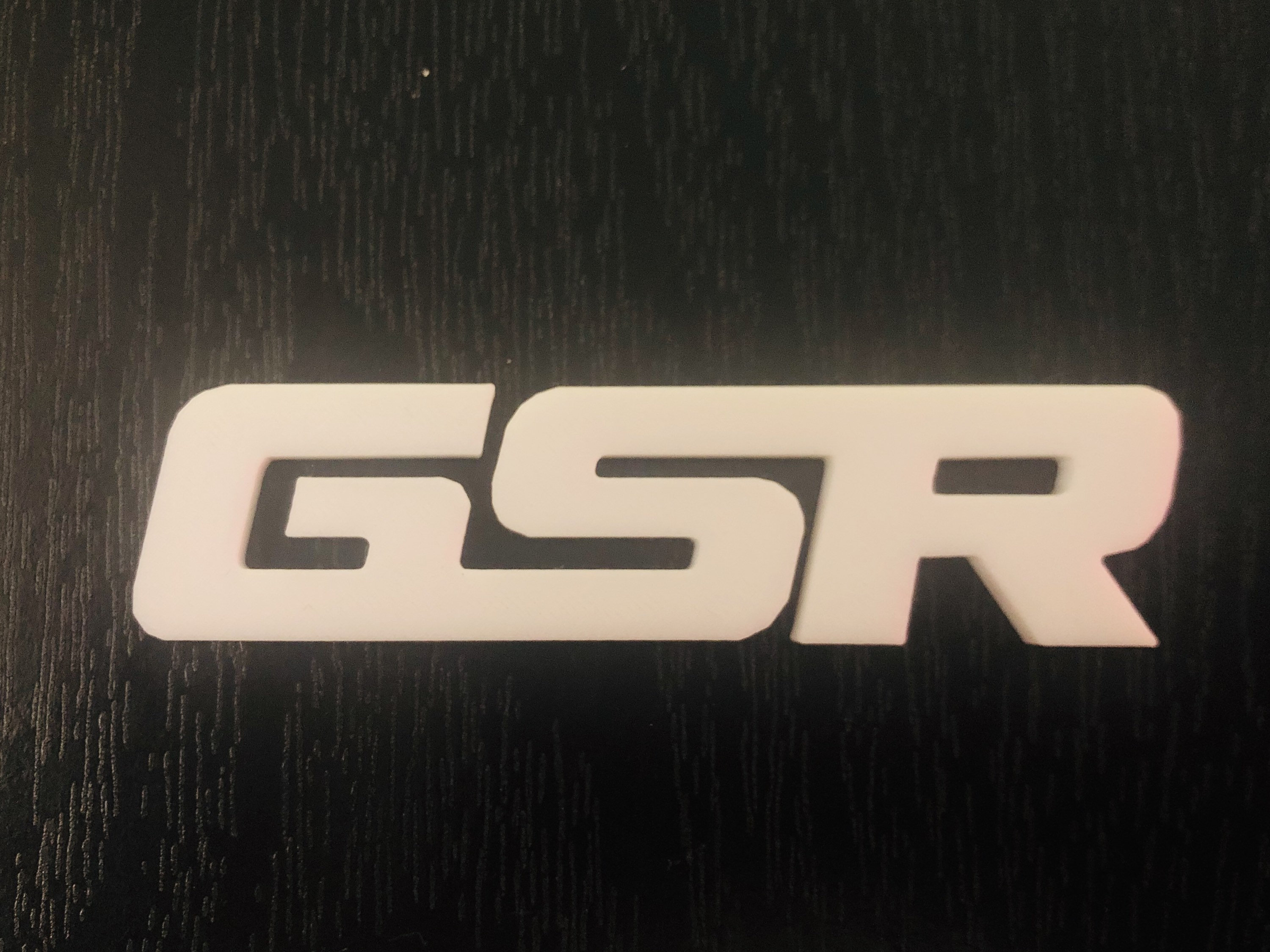 GSR 3D Printed Car Badge | Etsy
