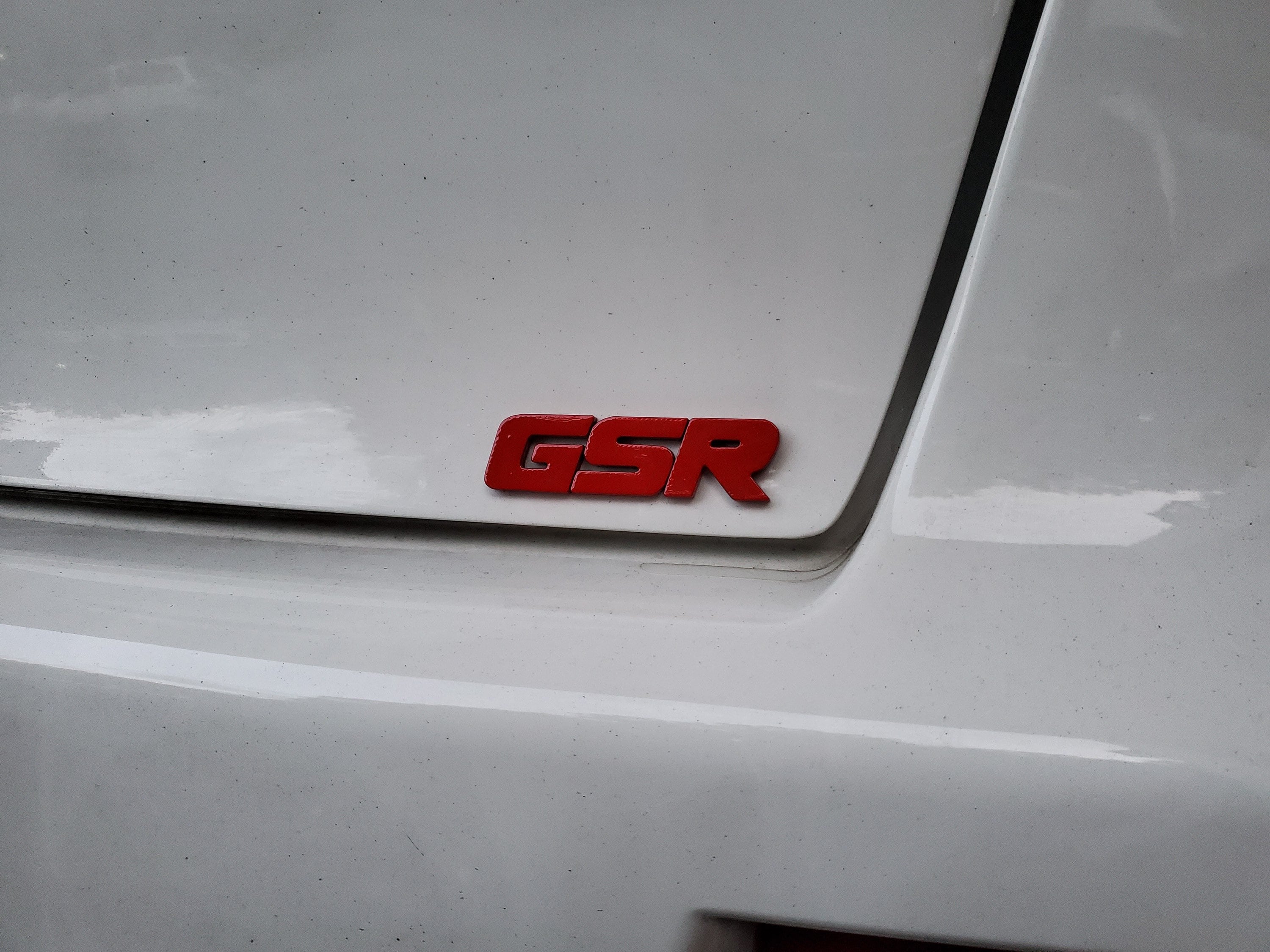 GSR 3D Printed Car Badge | Etsy