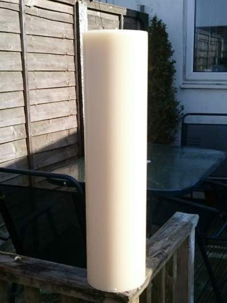 Velas gigantes de torre decoración interior vela grande | Etsy