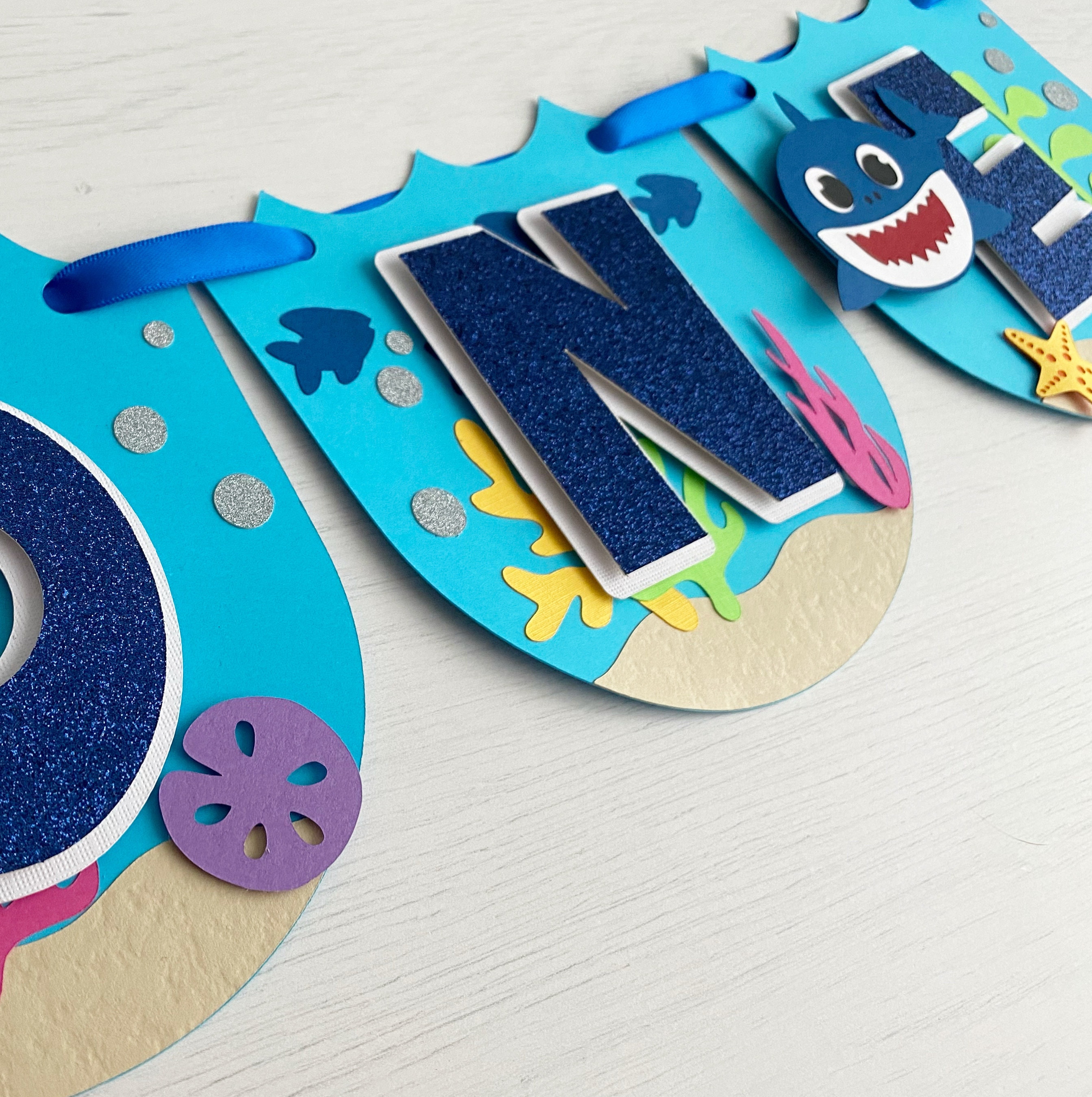 Baby Shark Banner Baby Shark Birthday Banner Baby Shark - Etsy