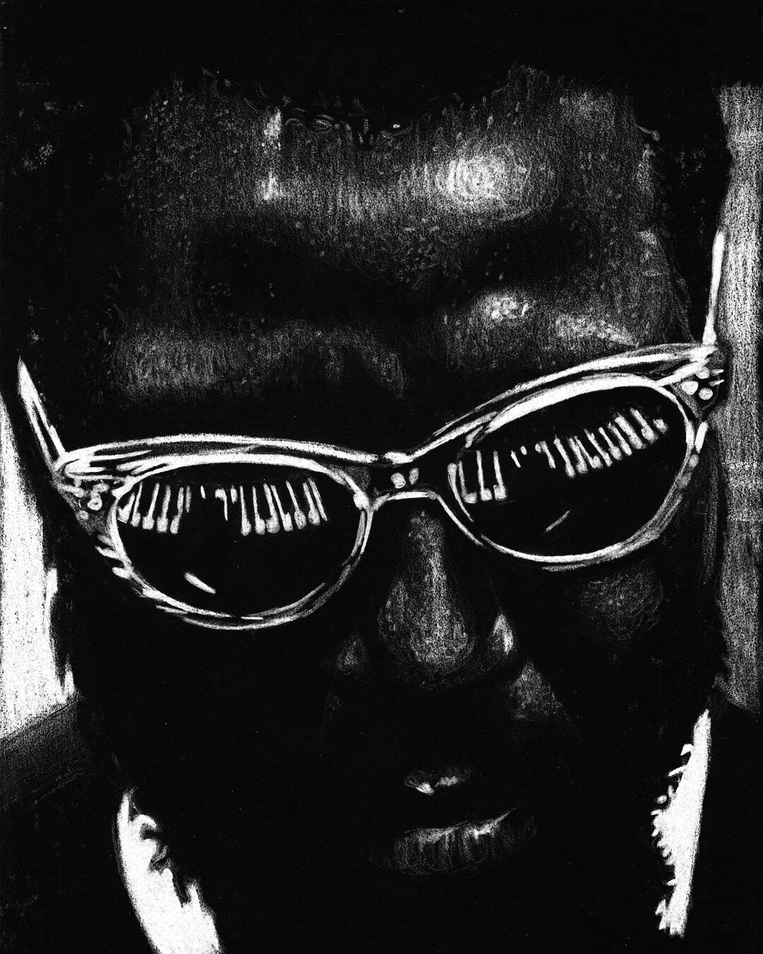 Thelonious Monk Piano Digital Download Black & White Jazz Art Poster ...