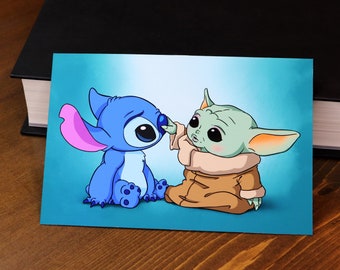 Stitch poster | Etsy