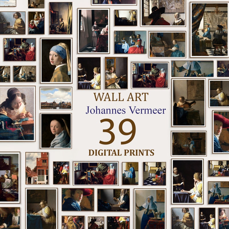 Johannes Vermeer - Etsy