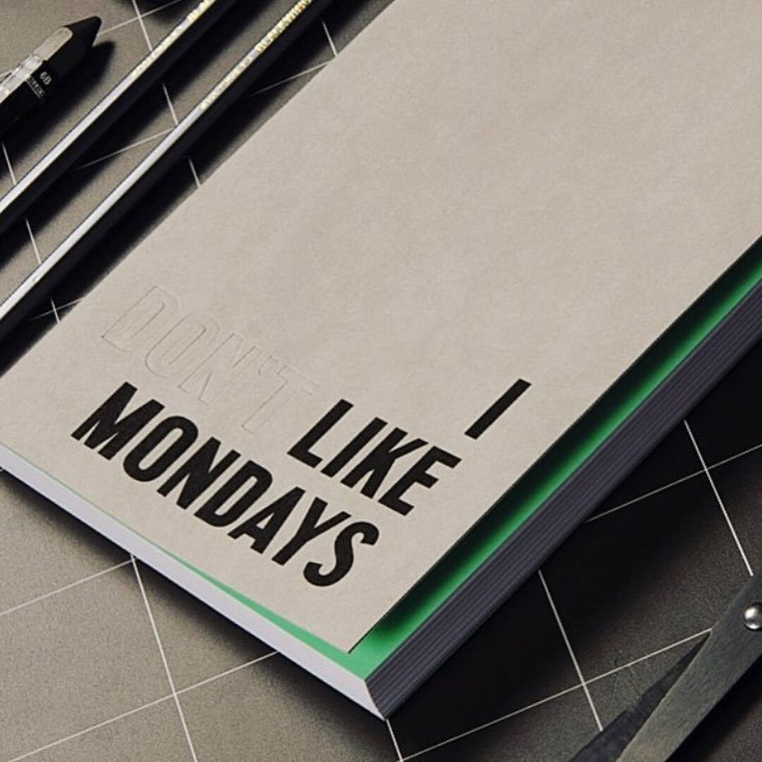 I Love Mondays Motivational Notebook Soft Cover Burst Perfect Binding ...