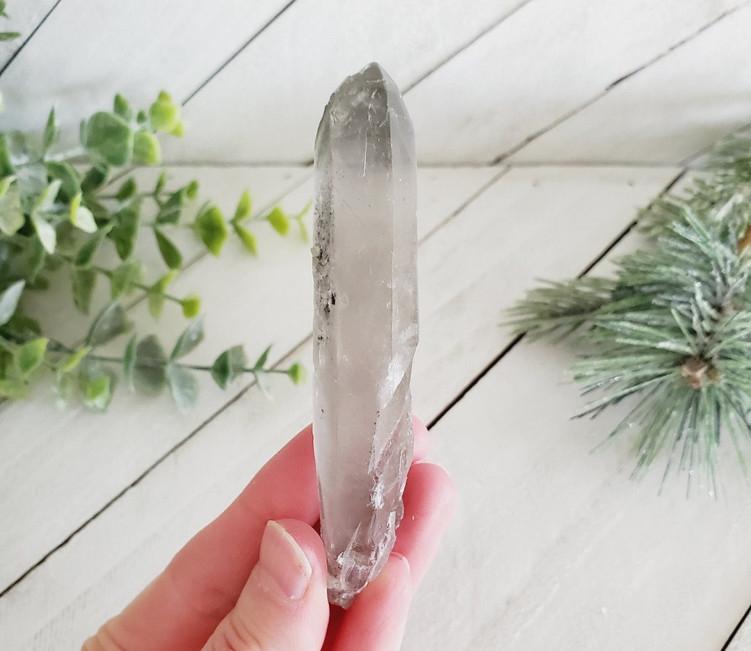 Gray Lithium Quartz Point, Rough Gray Lithium Quartz, Gray Quartz - Etsy
