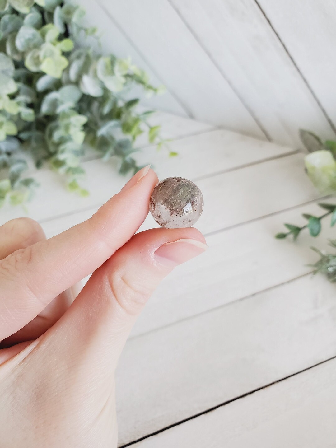 Mini Garden Quartz Sphere, Scenic Quartz, Landscape Quartz, Lodalite ...