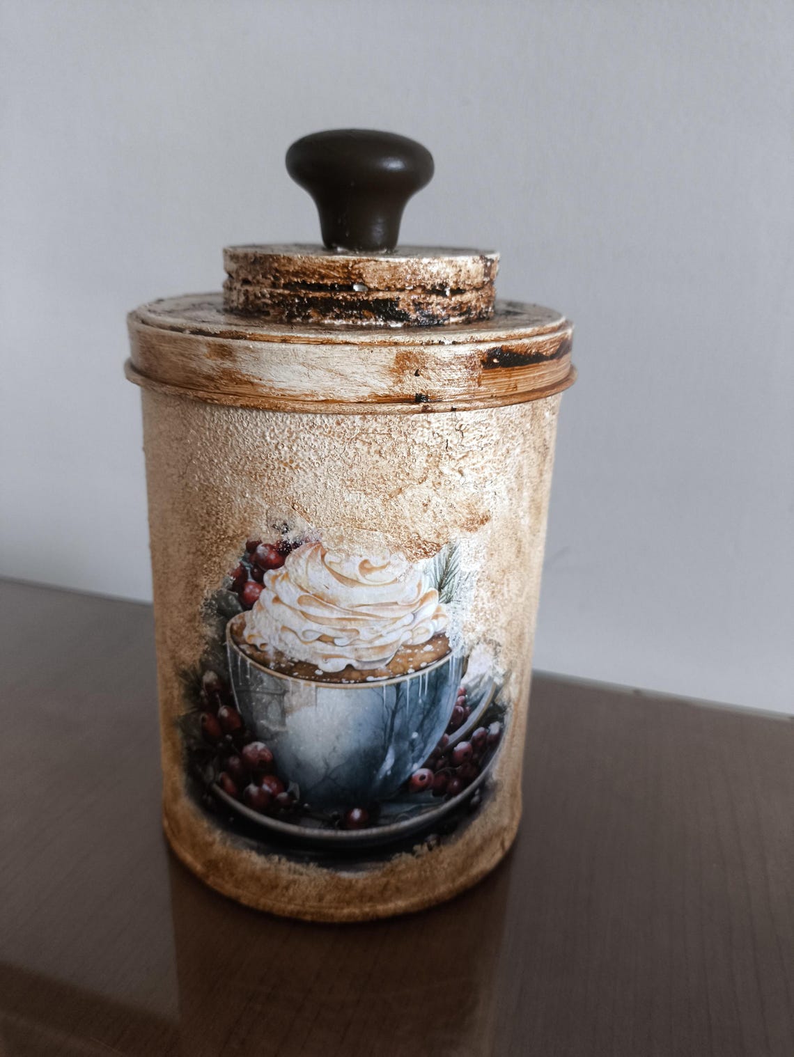 Recycled Cans,decoration,cookie Jars,recycled,candy Jars,christmas ...