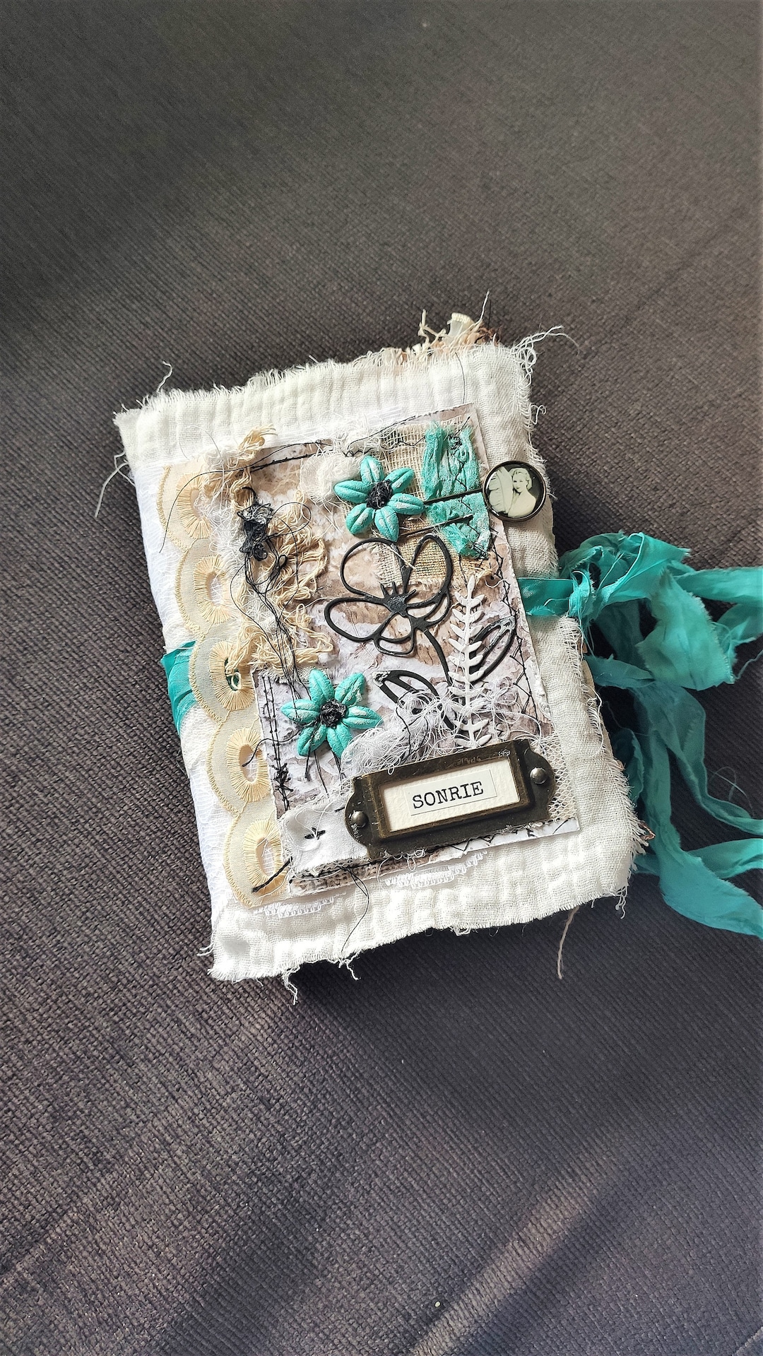 Junk Journal, Scrap Album, Recycled Album, Scrapbooking, Diary, 16x12cm ...