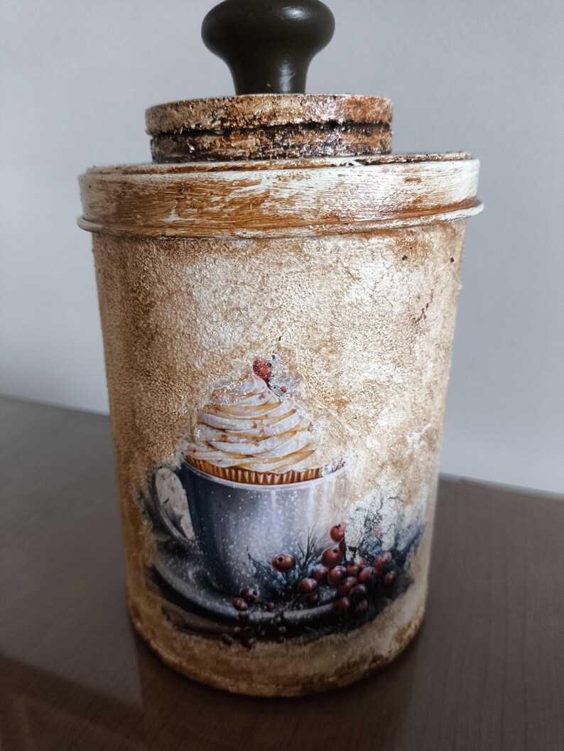 Recycled Cans,decoration,cookie Jars,recycled,candy Jars,christmas ...