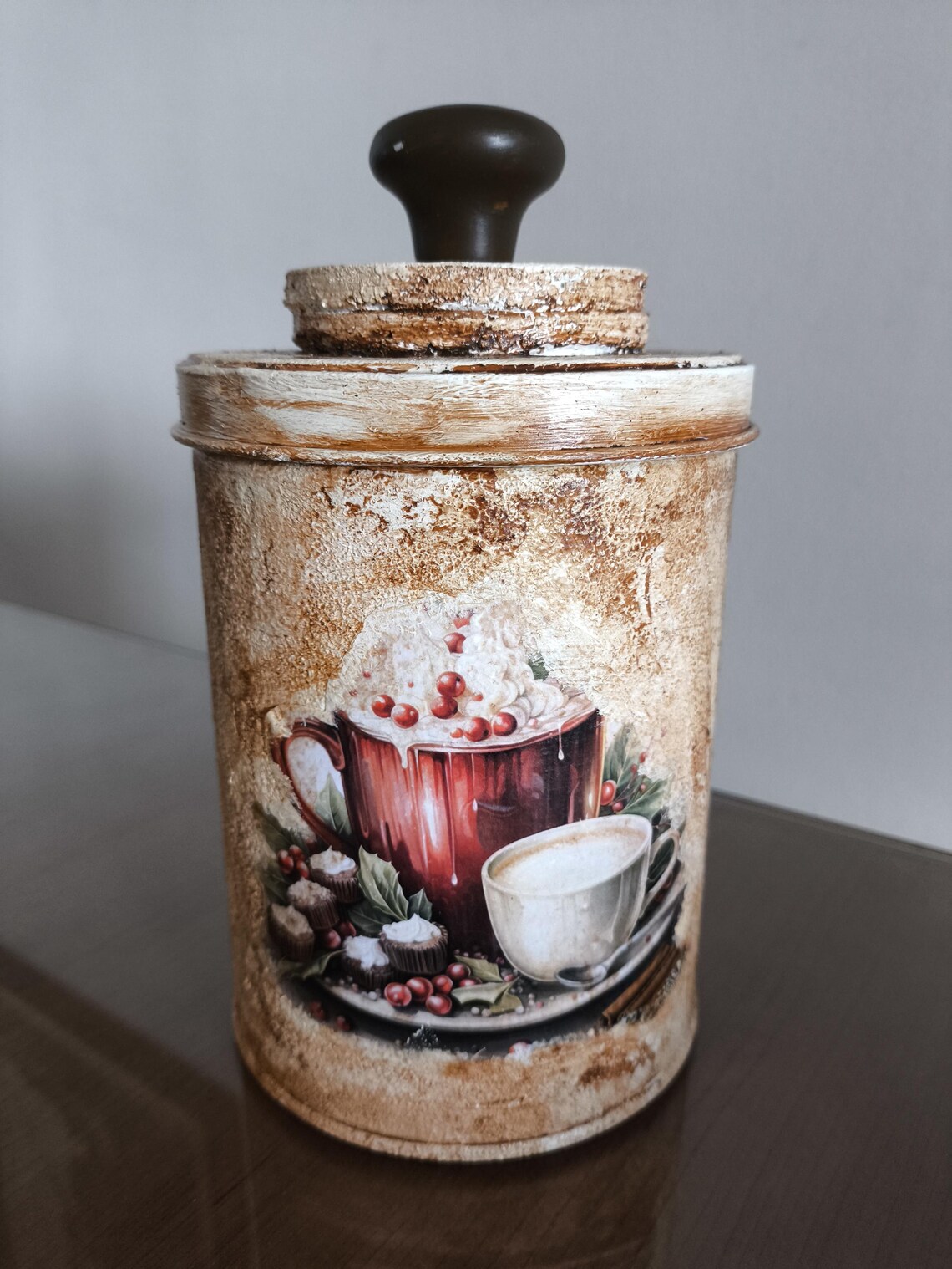 Recycled Cans,decoration,cookie Jars,recycled,candy Jars,christmas ...