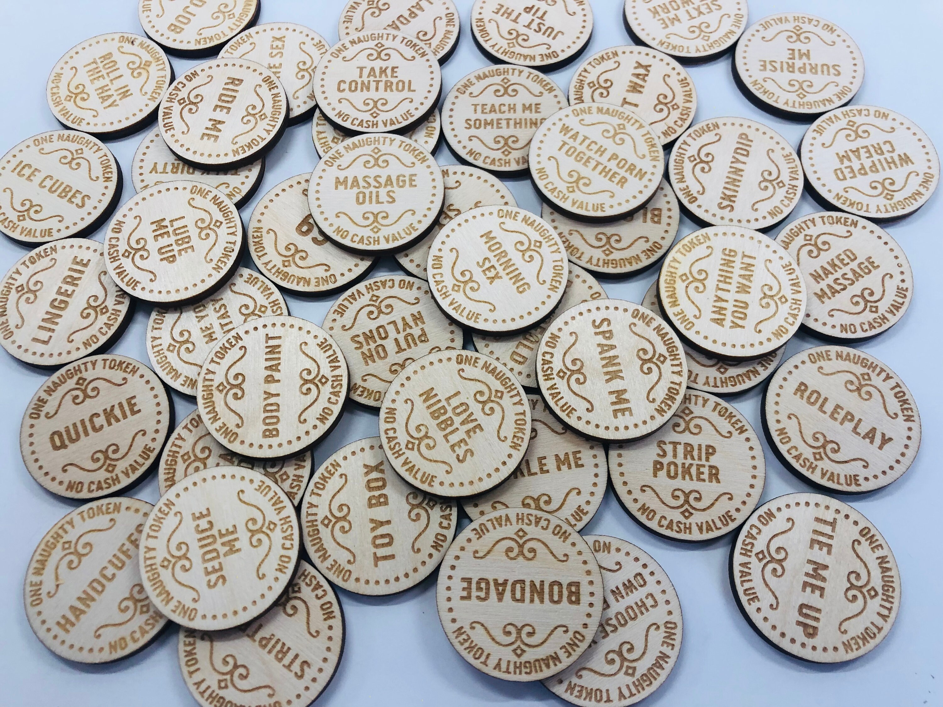 Sex Tokens Bedroom Tokens Game Cheeky T Sex Life Date Etsy 