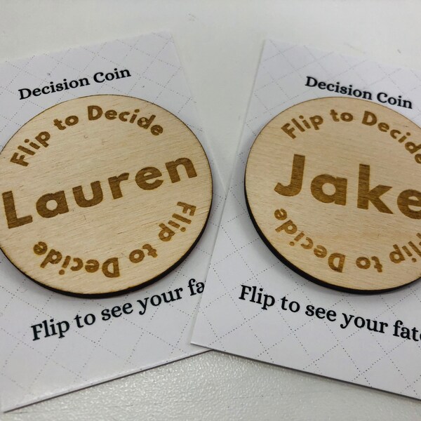 Decision Coin - Etsy UK