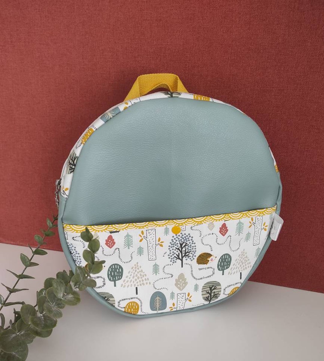 Children's Round Backpack Personalized Backpack - Etsy