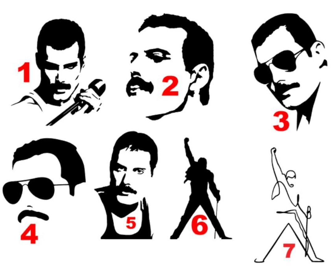 Queen Car Sticker - Freddie Mercury - Etsy