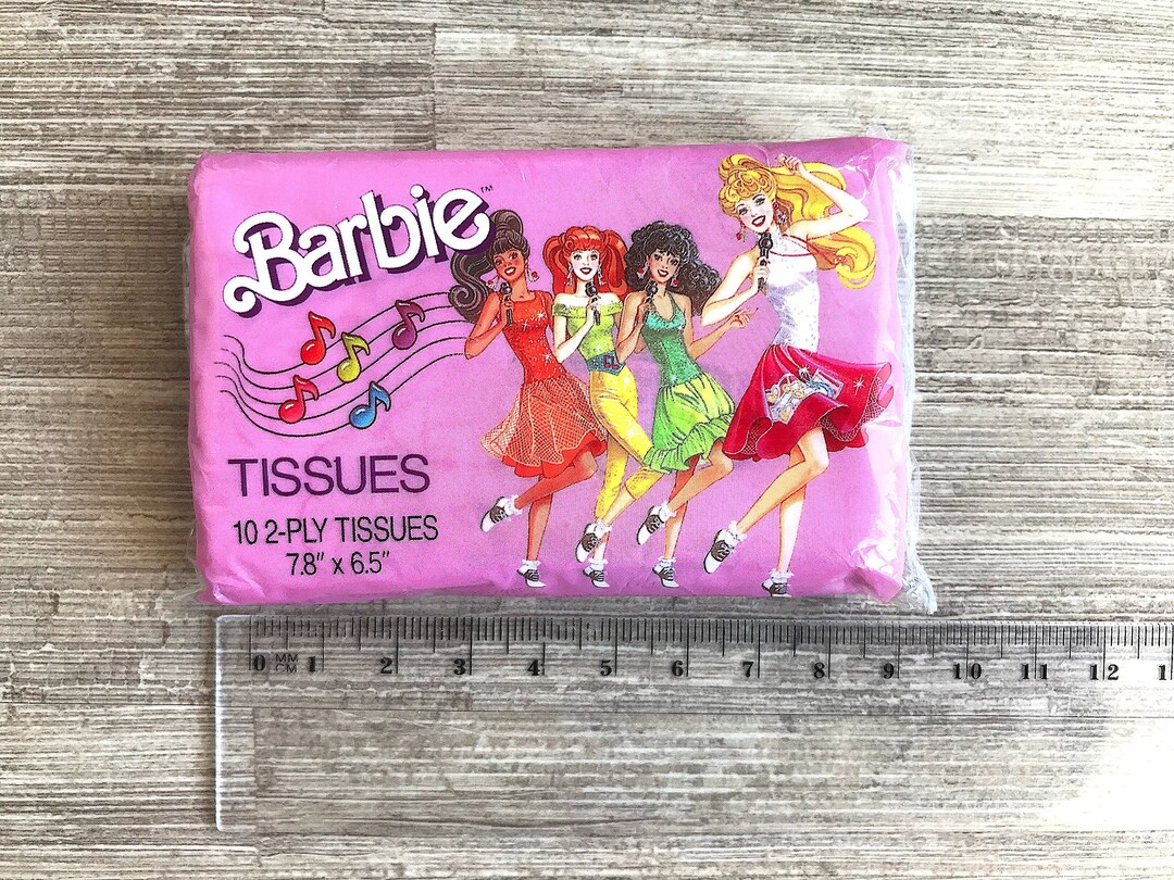 Barbie Pack of Tissues Mattel 1988 - Etsy