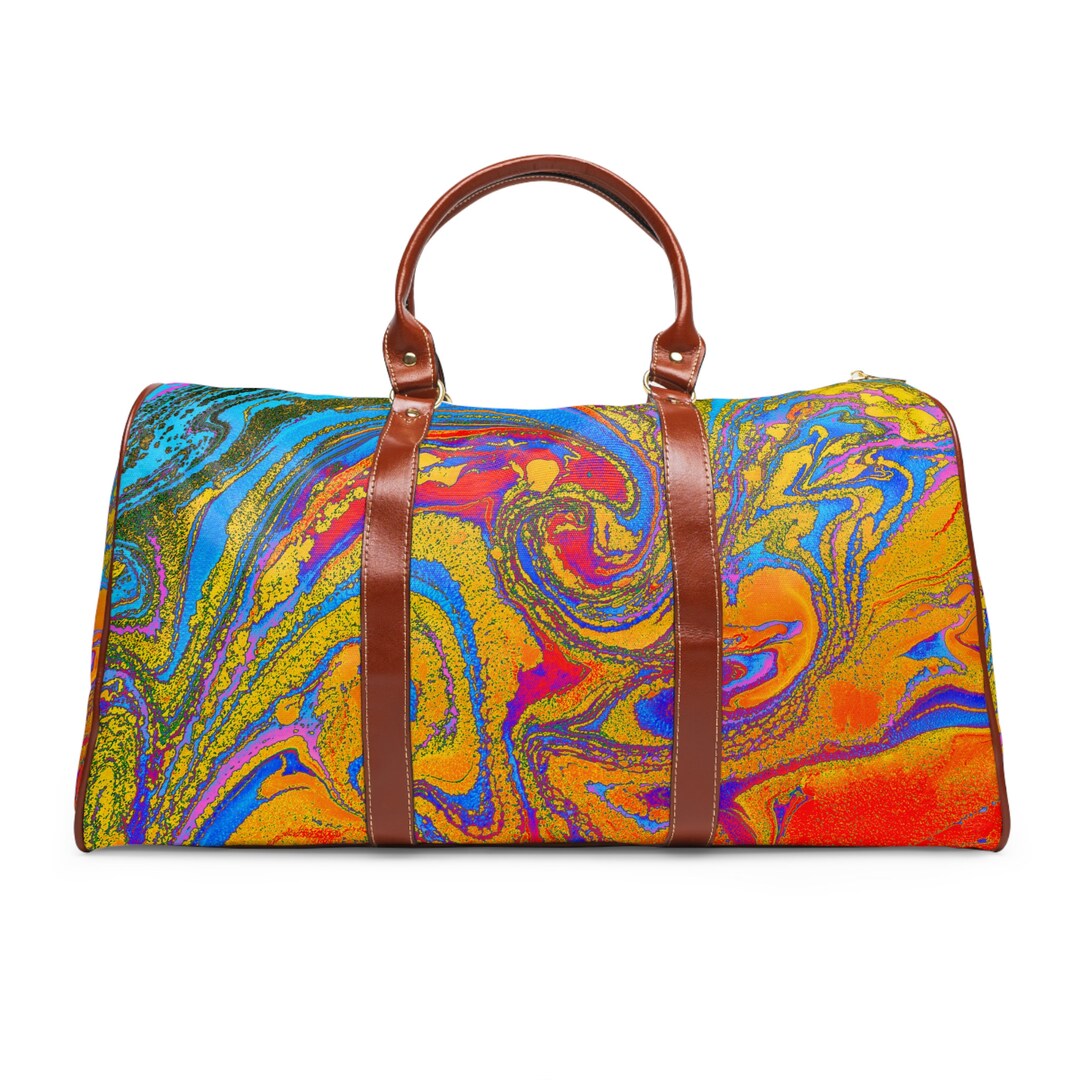 Waterproof Travel Bag / Wind & Fire Design - Etsy
