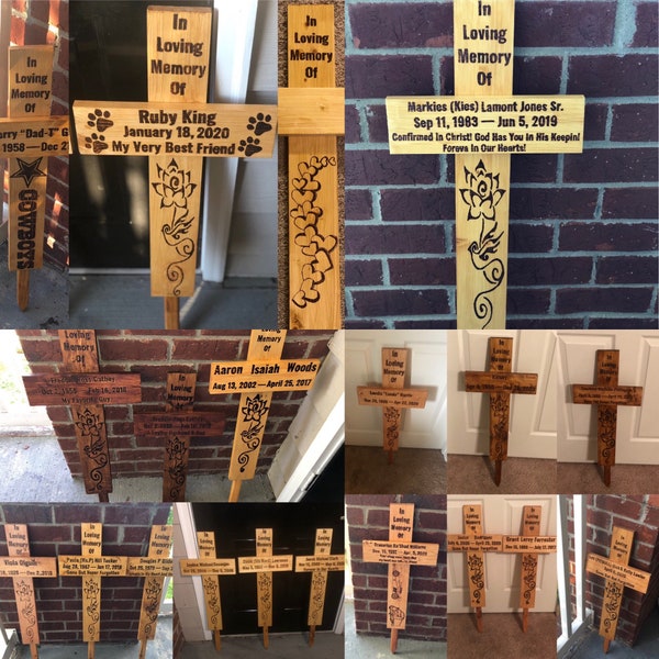 Roadside Memorial Cross - Etsy